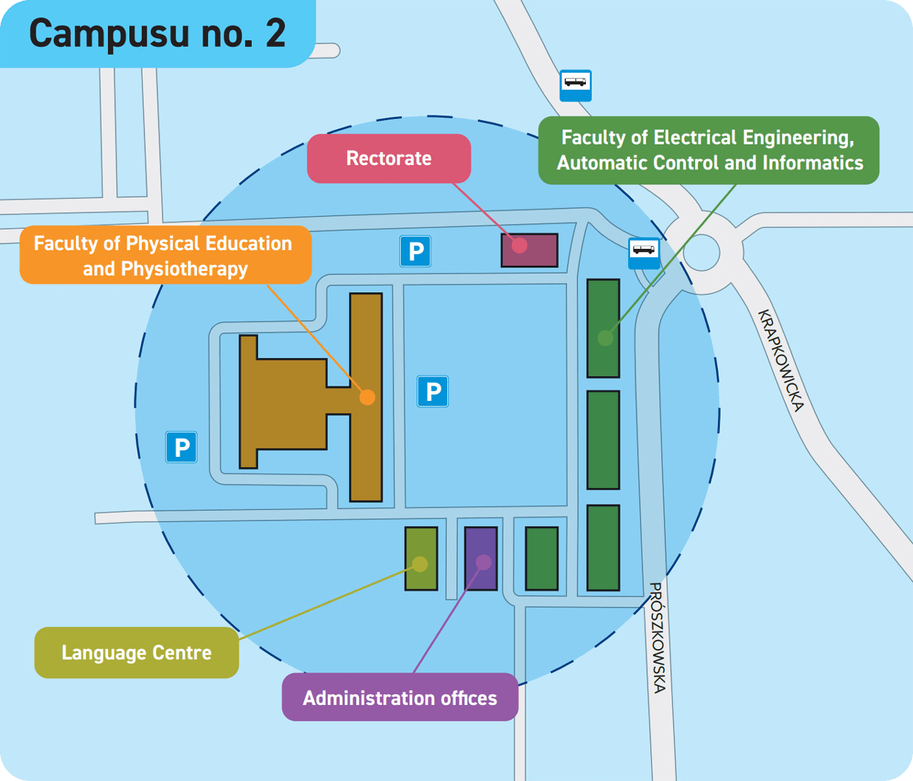 Campus map - Politechnika Opolska